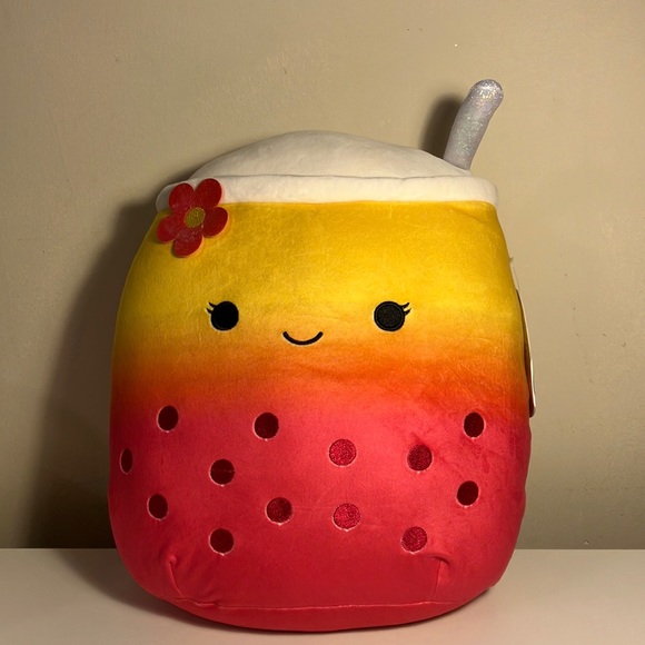 Squishmallows | Toys | Squishmallow Bergit The Pink Boba 2 | Poshmark